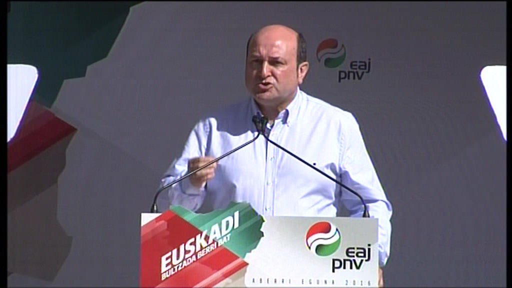 Acto político del PNV en el Aberri Eguna 2016 en Bilbao | ORAIN