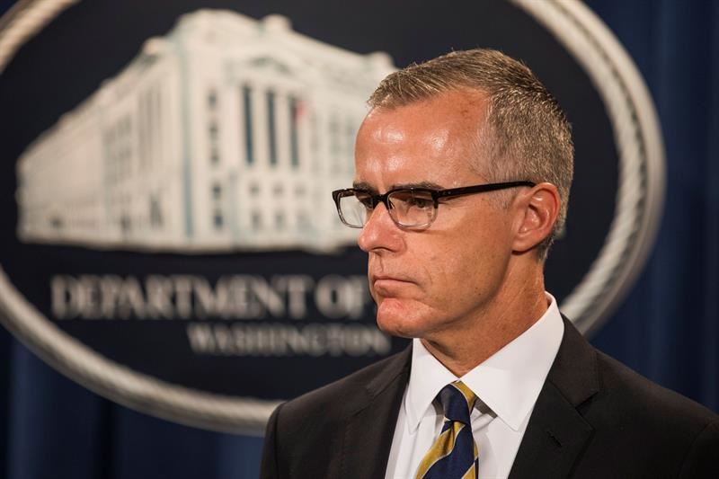 Dimite el número dos del FBI, Andrew McCabe, tras las críticas de Trump ...