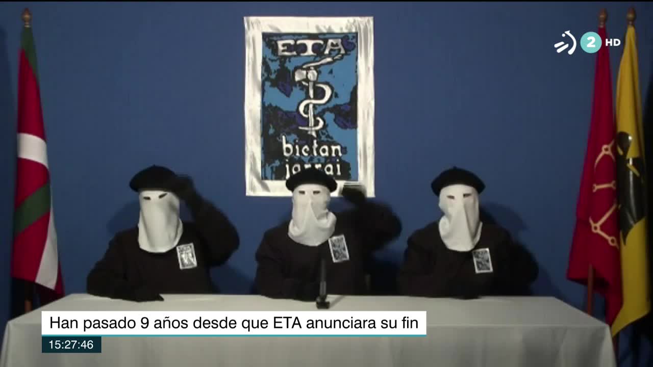 Vídeo: Se cumplen nueve años desde que ETA anunció el fin de la lucha ...
