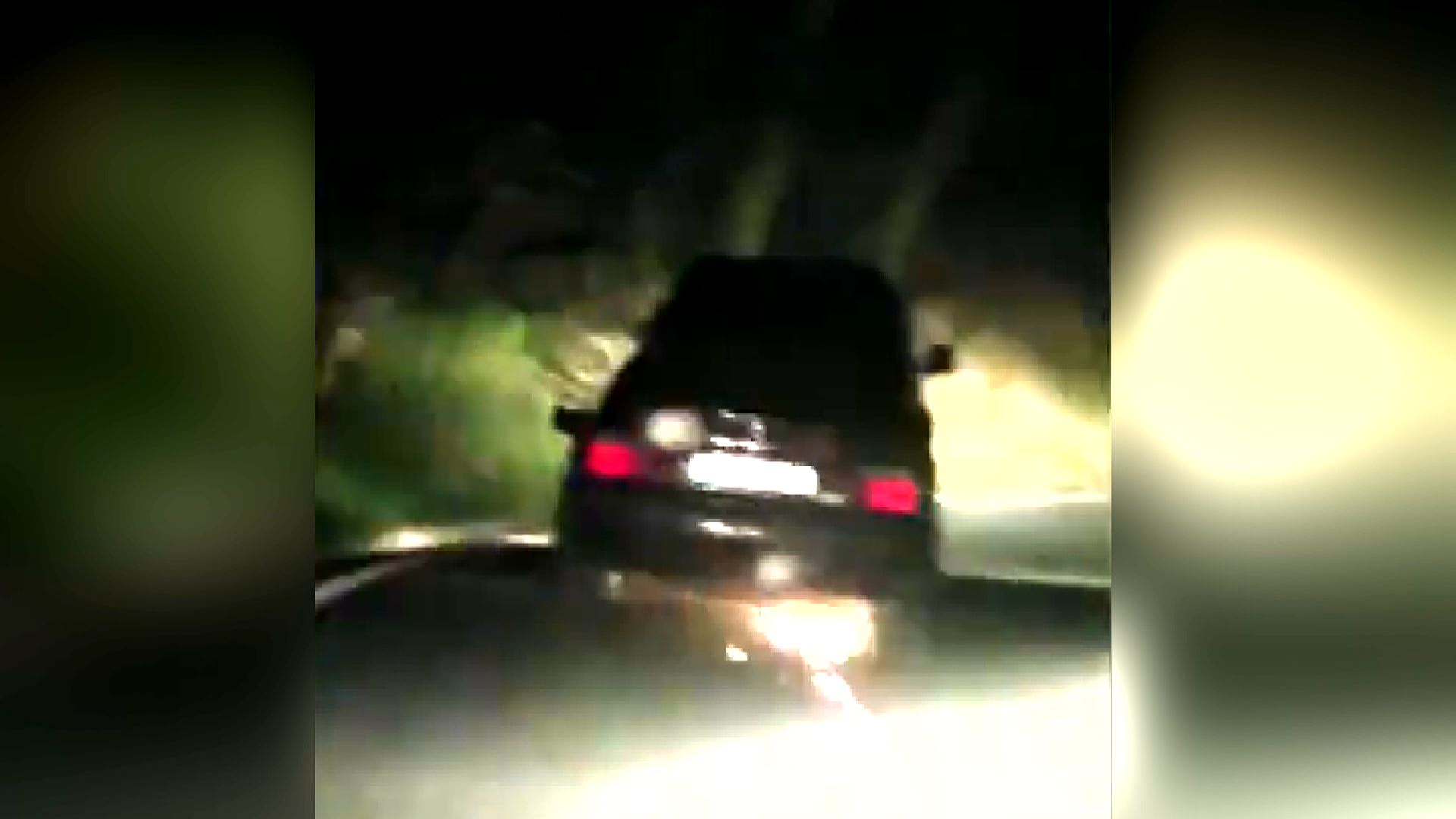 Echando chispas y haciendo eses de madrugada en Lesaka | ORAIN