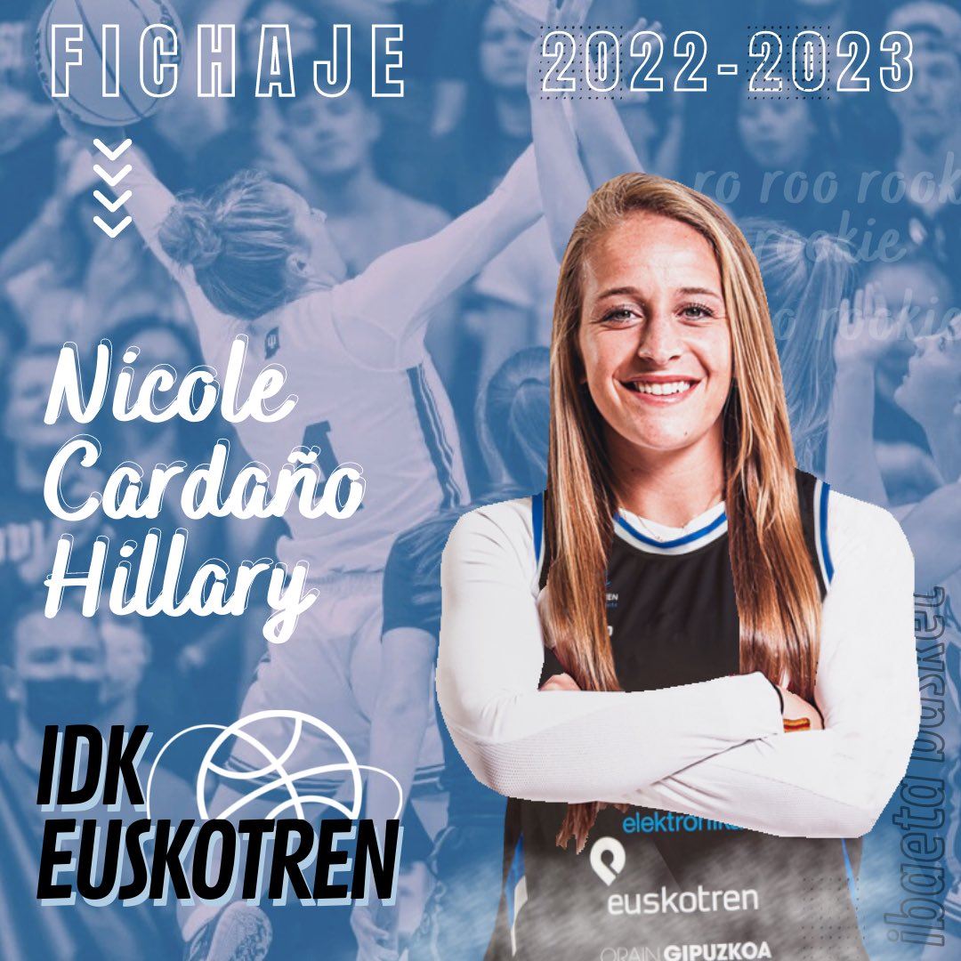 IDK Euskotren ficha a Nicole Cardaño-Hillary | KIROLAK