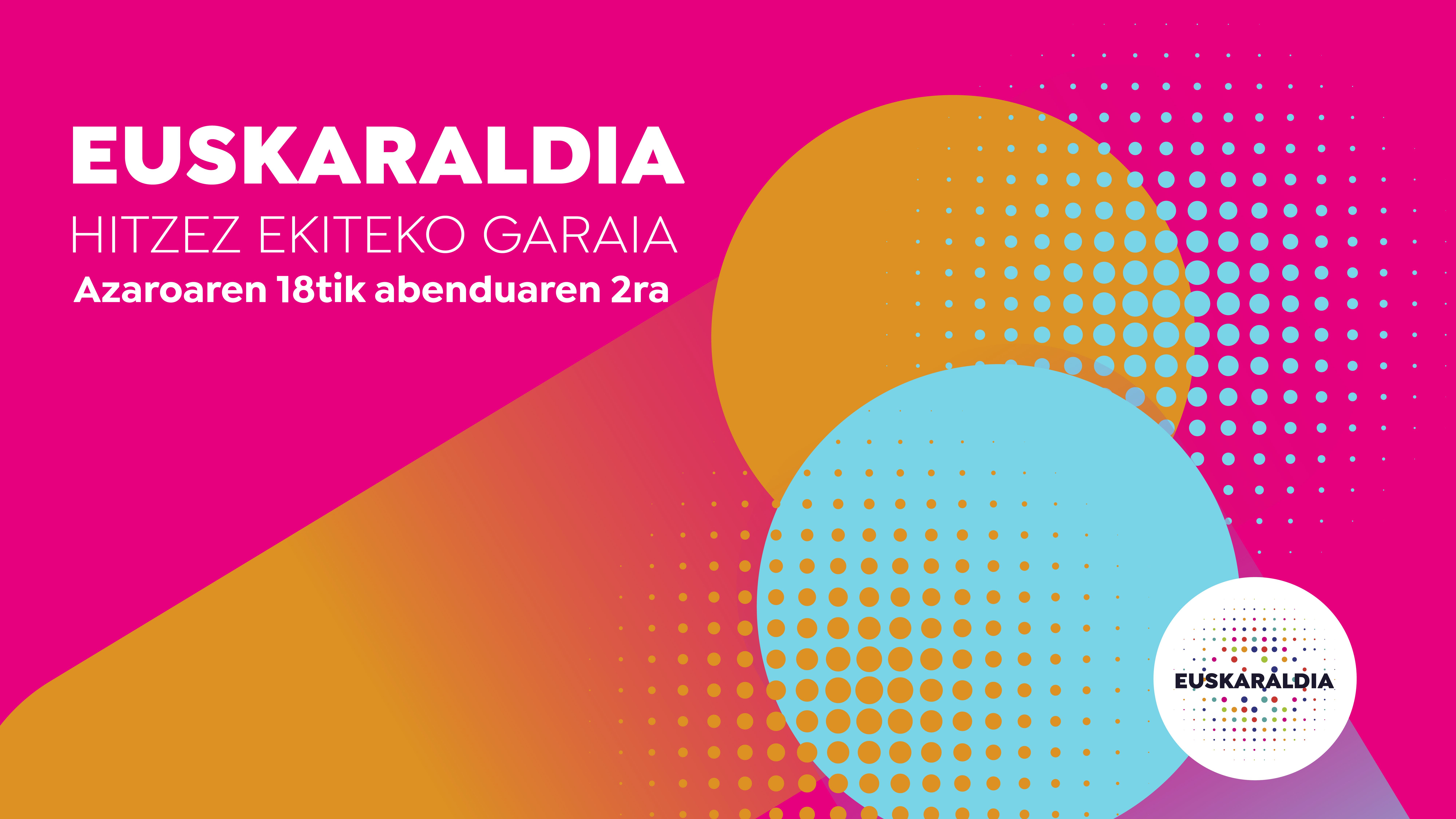 El plazo para participar como belarriprest o ahobizi en el Euskaraldia ...