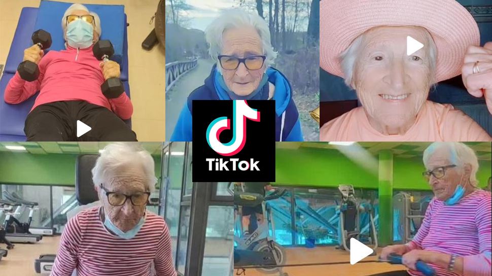 La conocida tiktoker Inaxi Lasa, de 98 años, anima a las personas ...