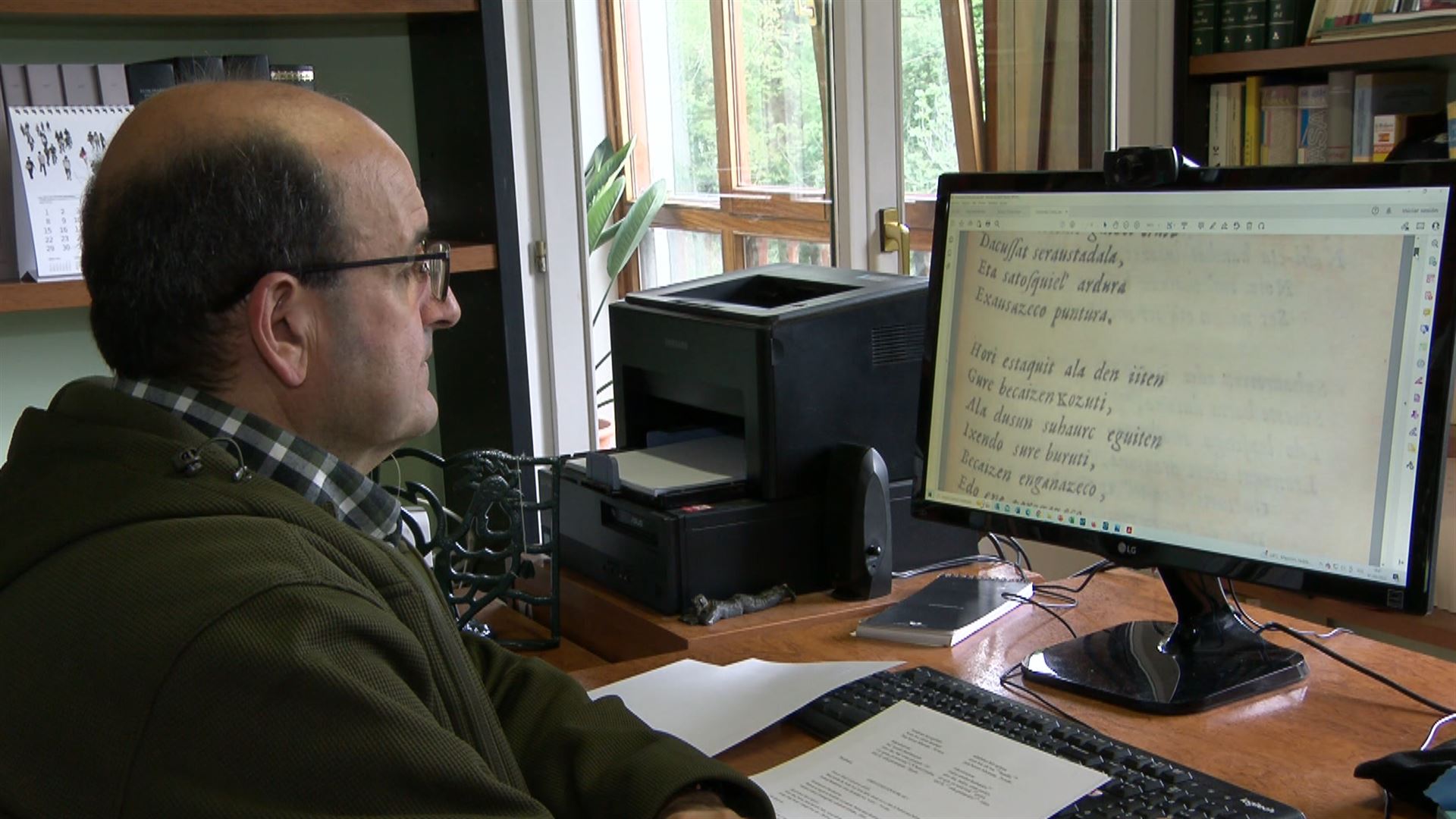 Vídeo: El profesor Gidor Bilbao descubre tres poemas desconocidos del ...