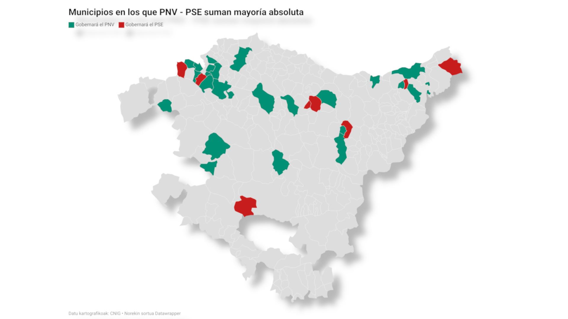 Así influirá el pacto entre PNV y PSE-EE en las alcaldías de Euskadi ...