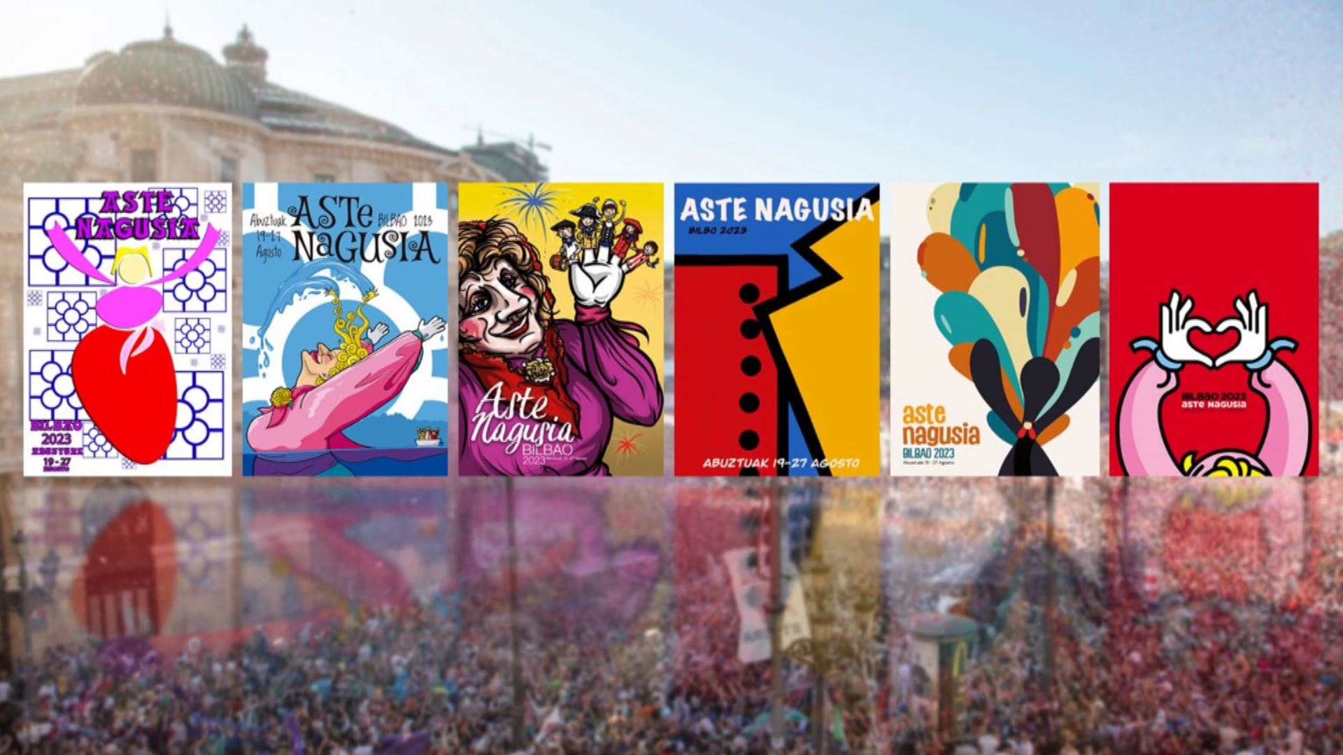 Vídeo: Estos son los seis carteles finalistas para Aste Nagusia de ...
