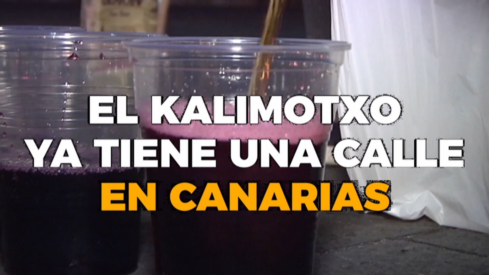 Vídeo: El kalimotxo ya tiene una calle en Canarias