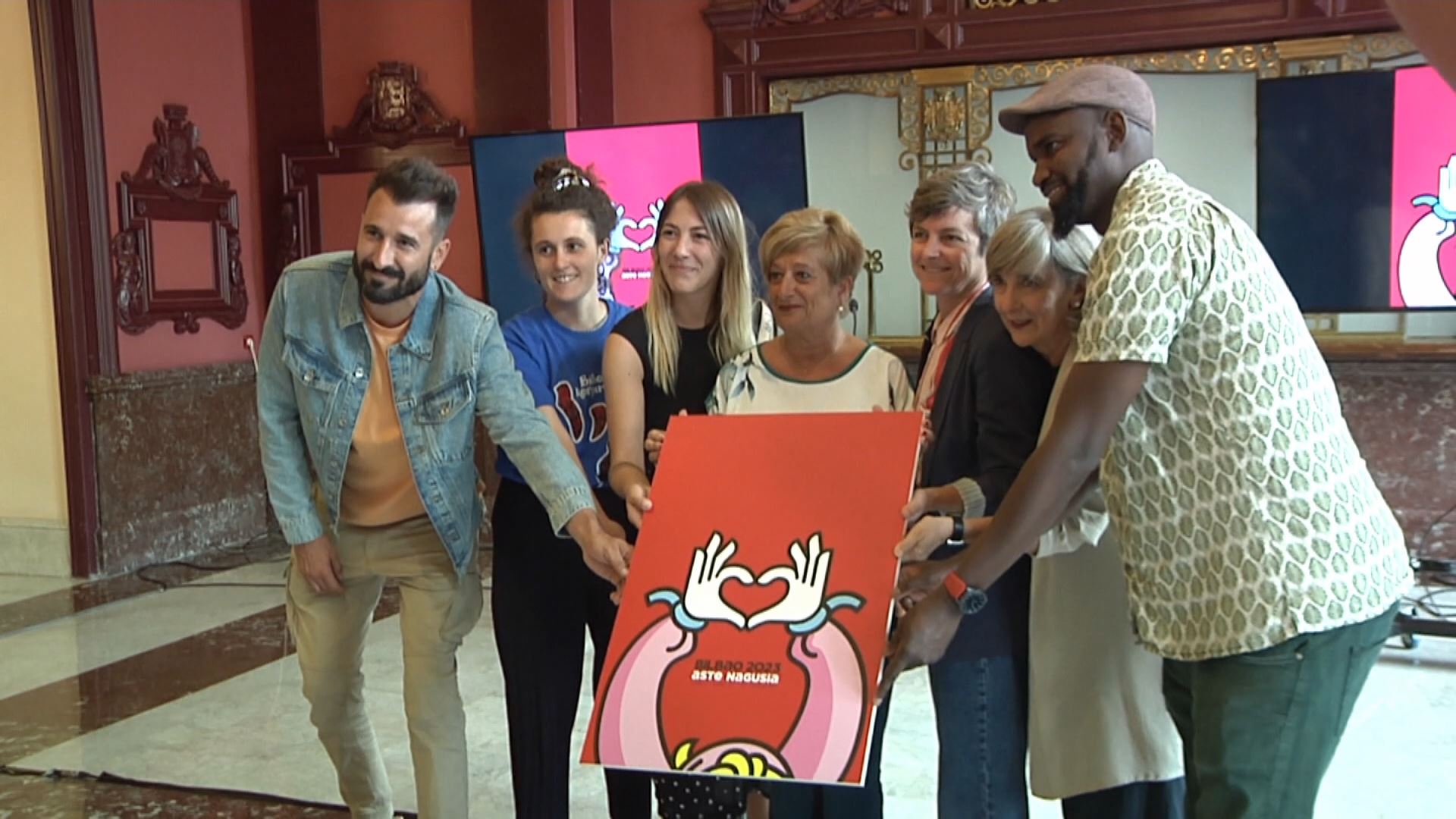 Vídeo: 'Bihotzez', el cartel que anunciará la Aste Nagusia de Bilbao ...