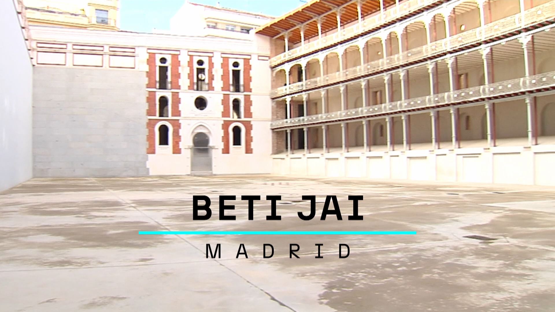 Vídeo: El frontón Beti Jai de Madrid vuelve a abrir con entrada libre y ...