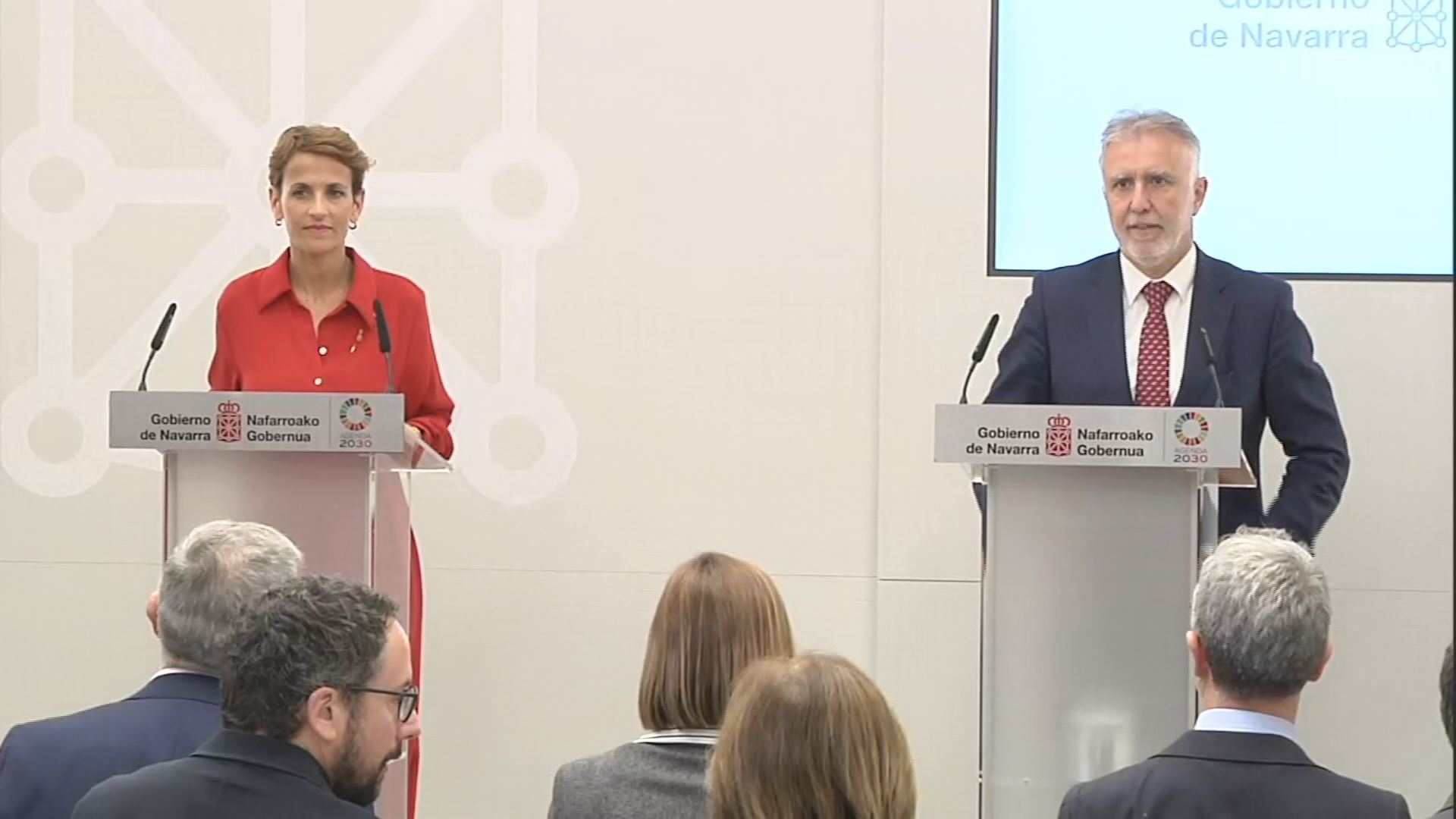 María Chivite: ''Navarra asumirá la vigilancia y el control de tráfico ...