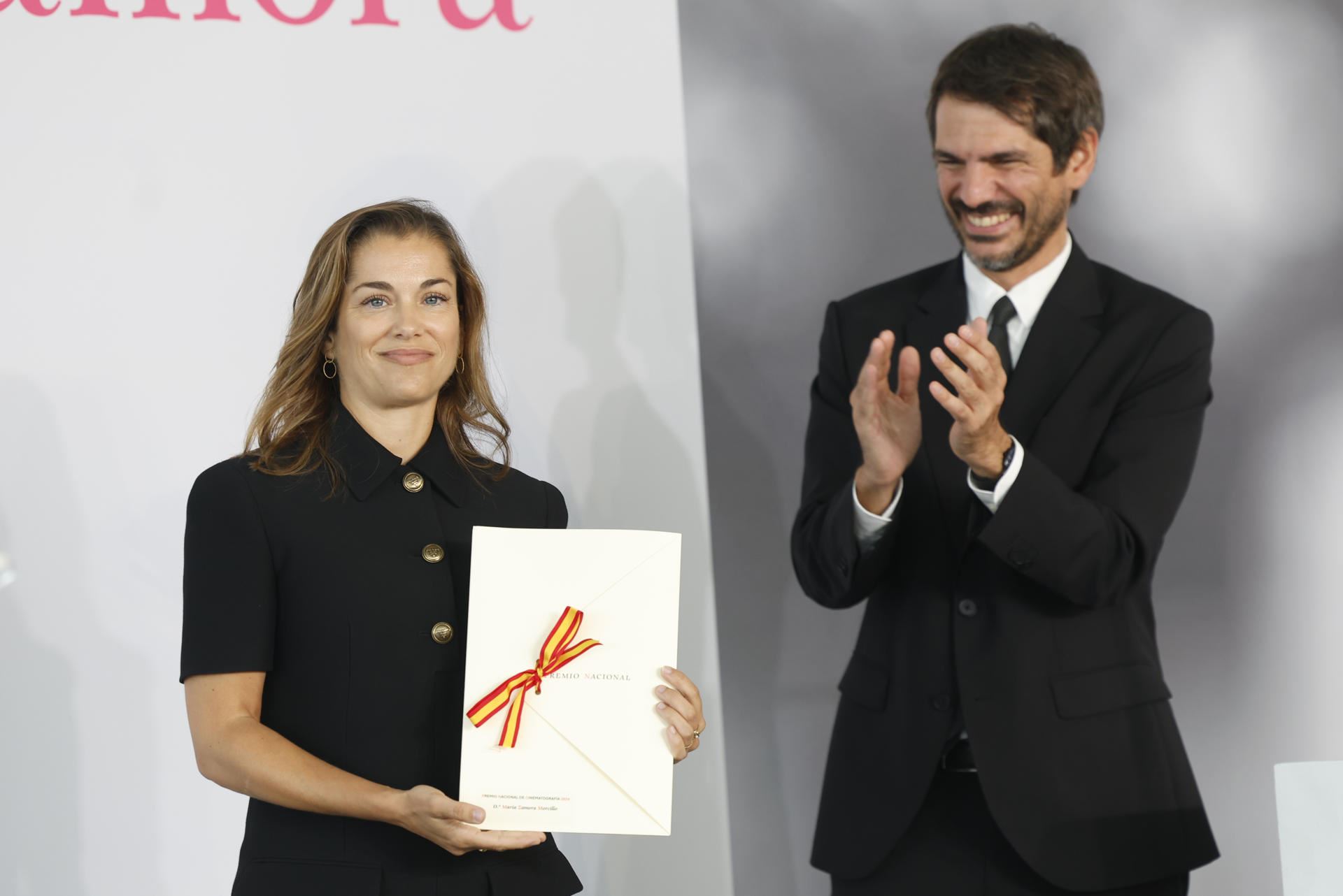 Vídeo: La productora María Zamora recibe el premio español de ...
