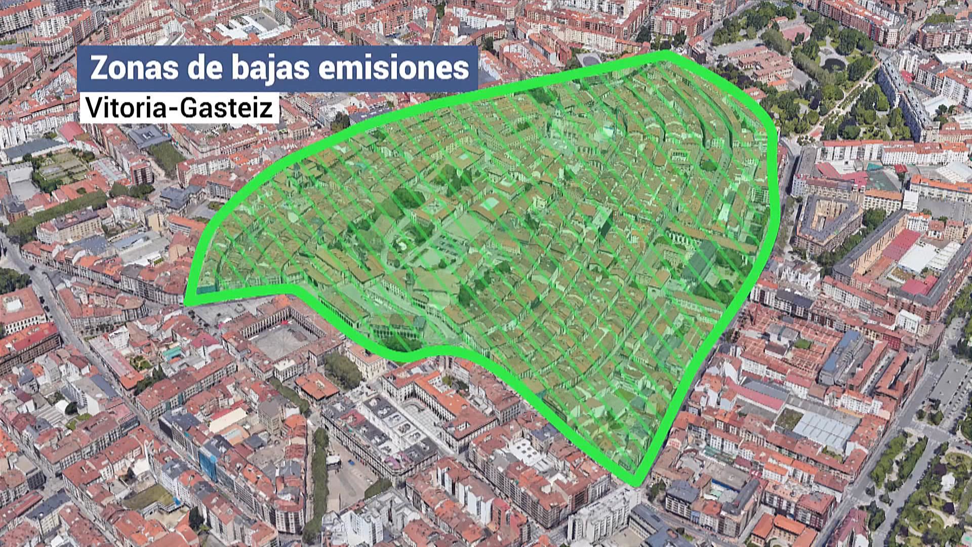 Vitoria-Gasteiz estrena este lunes la Zona de Bajas Emisiones y la OTA ...