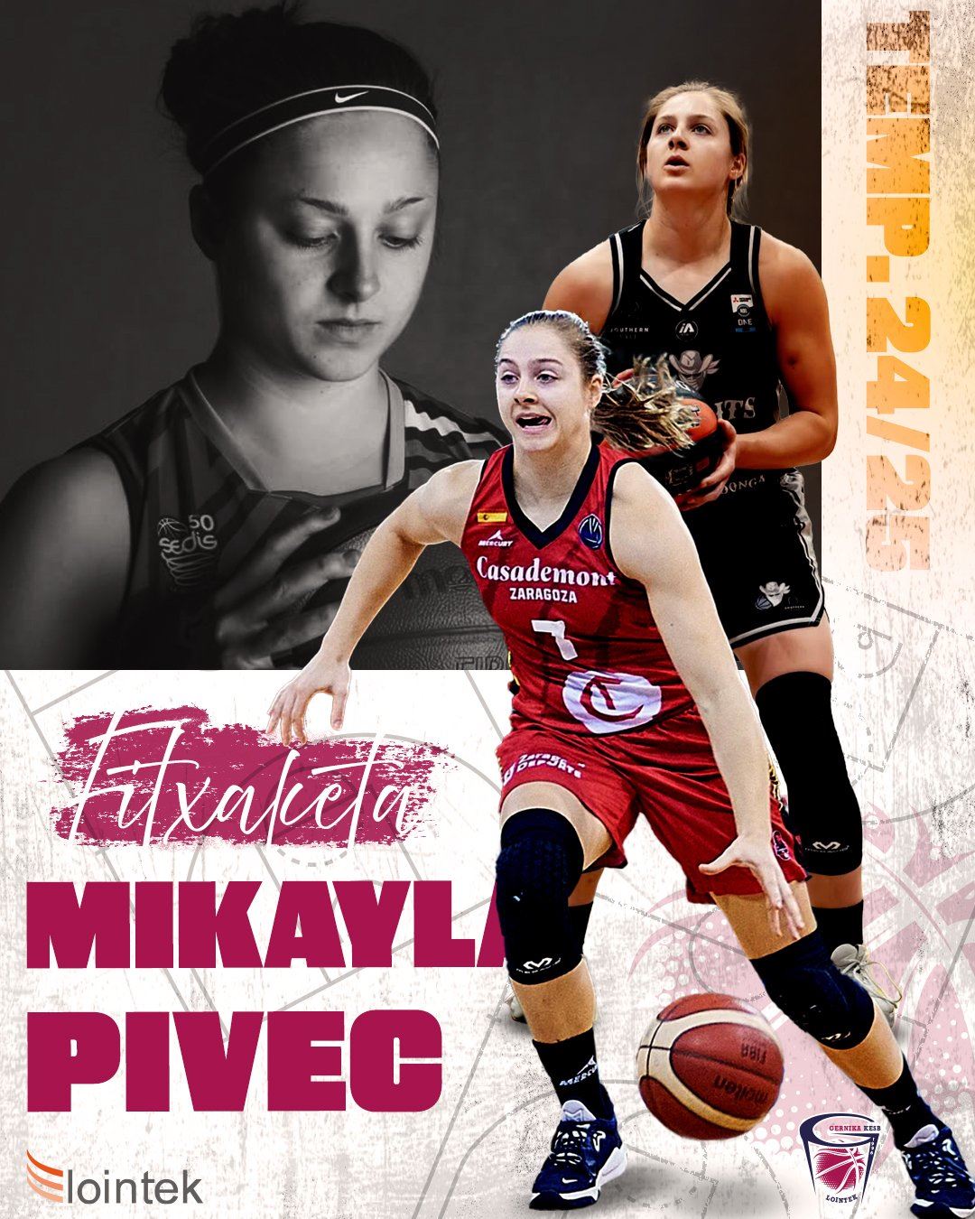 Mikayla Pivec, refuerzo exterior para el Lointek Gernika Bizkaia | KIROLAK