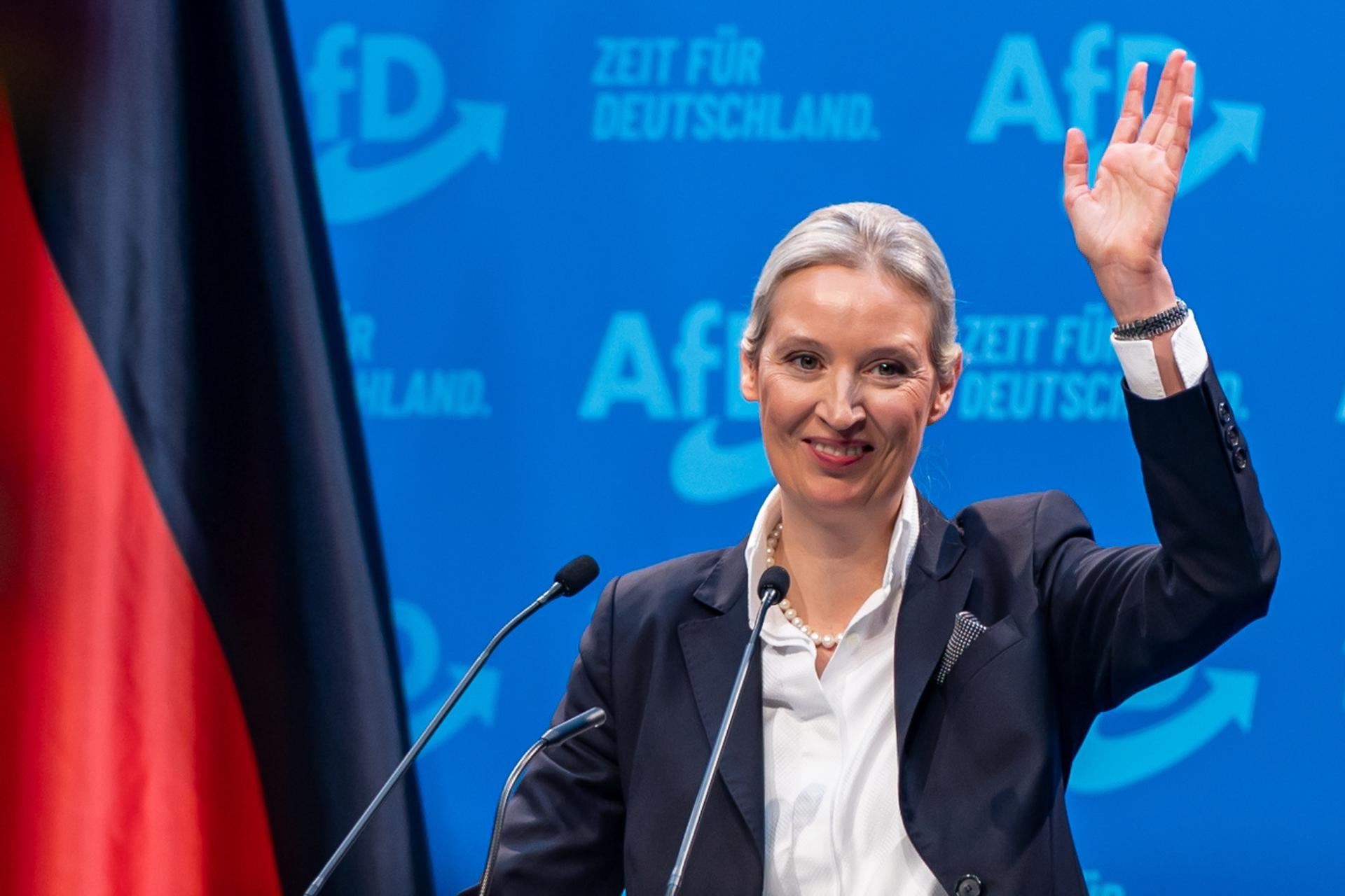 La ultraderecha alemana elige por unanimidad a Alice Weidel como ...