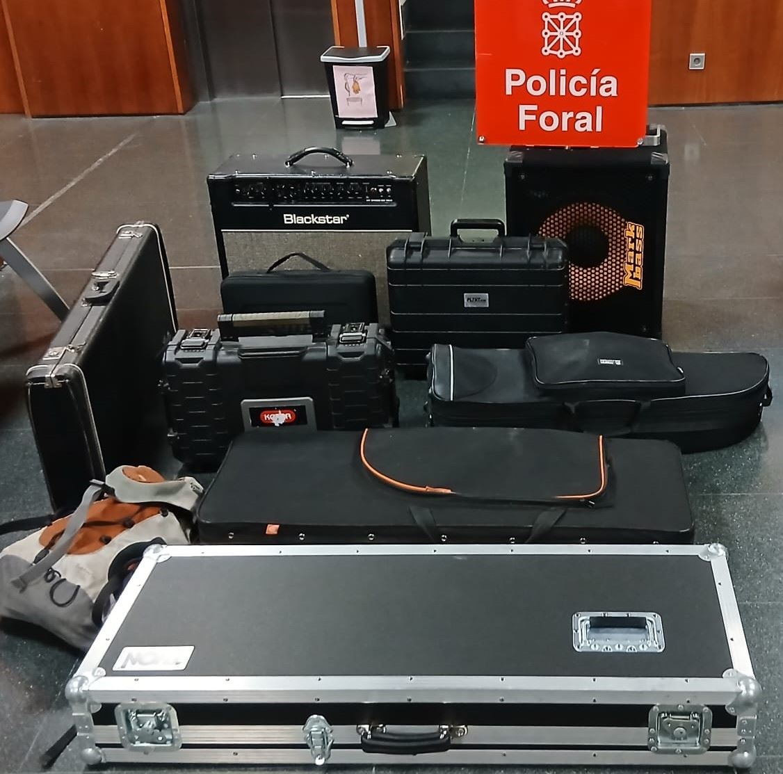 Recuperados los intrumentos robados al grupo Mirari y detenido el autor