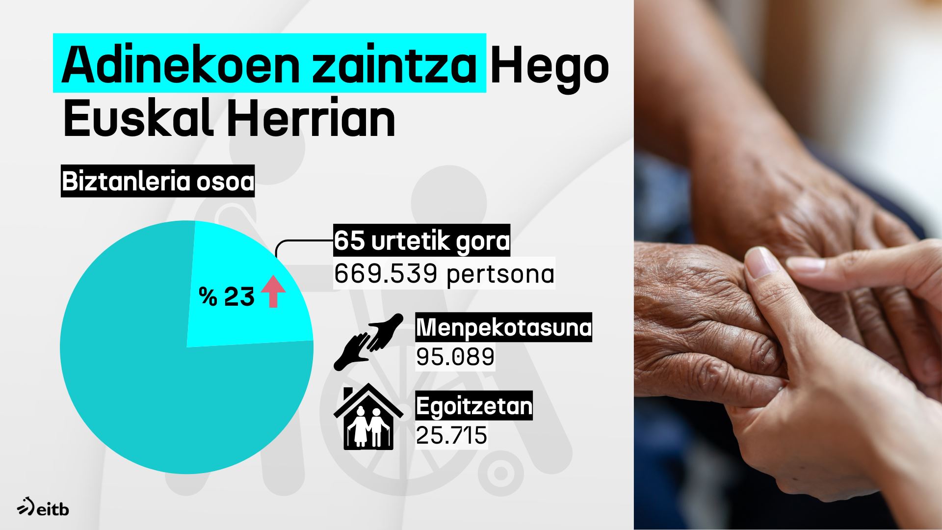 Adineko pertsonen zaintza: gizartea zahartzen ari da eta orain arteko ...