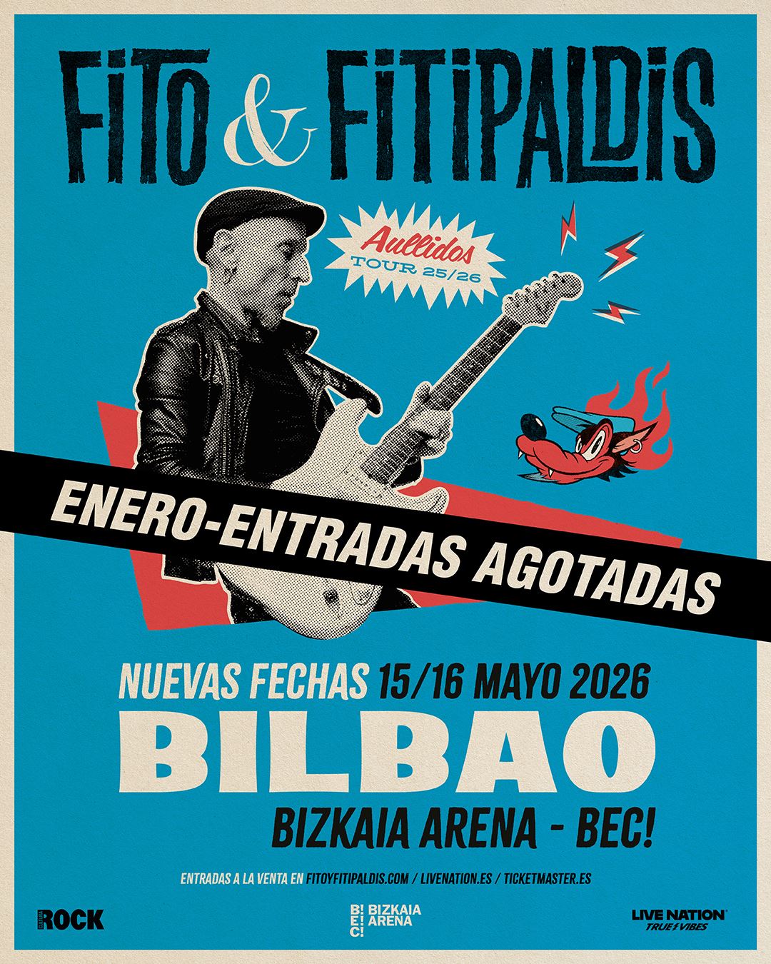Fito & Fitipaldis: conciertos en el BEC de Bilbao en mayo 2026 | ORAIN