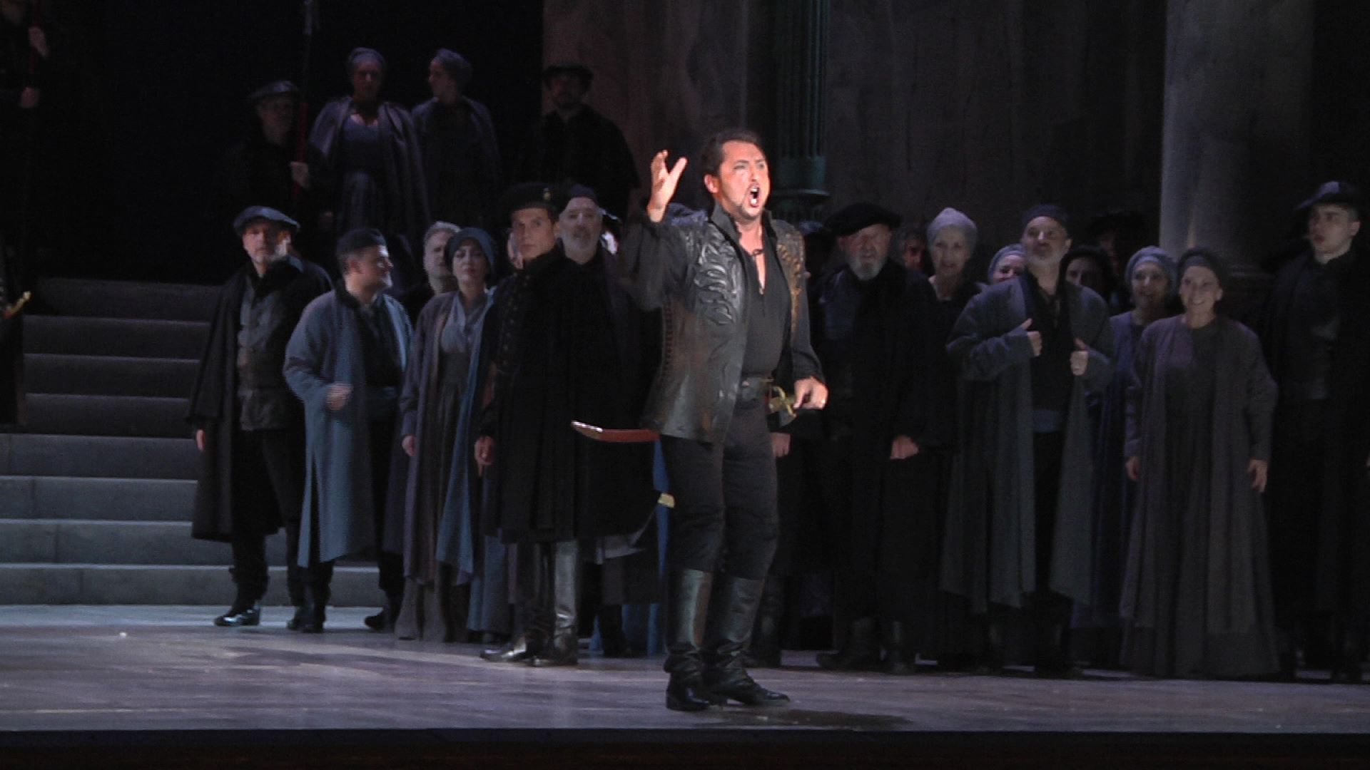 Vídeo: Todo listo en ABAO Bilbao para representar 'Otello''