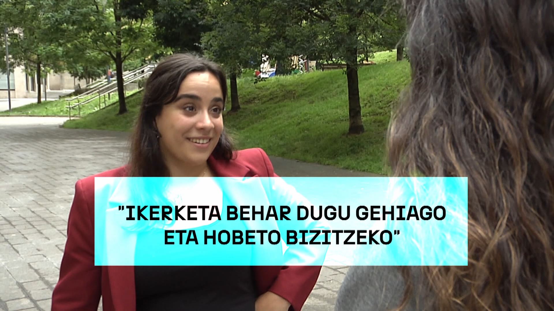Maitane Alonso 24 urteko medikuak prostatako minbiziari buruzko ...