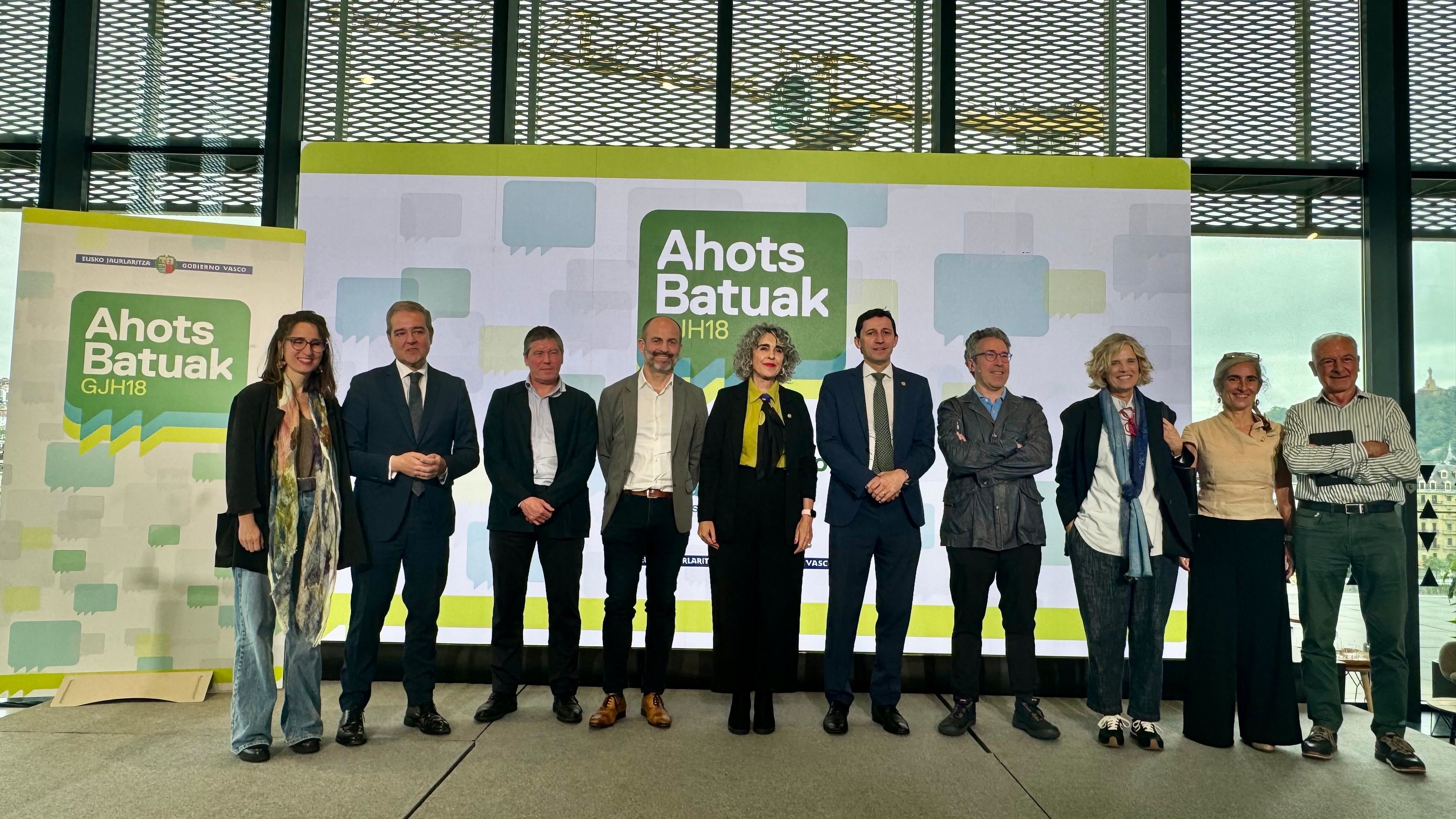 Euskadi pone en marcha "Ahots Batuak", una iniciativa para proteger la ...