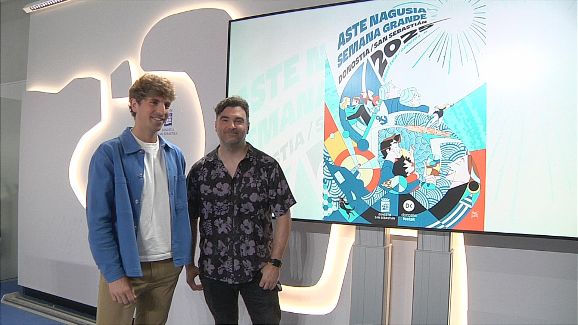 J.Martina, Dupla, Janus Lester y Leire Martínez en Sagüés durante la ...