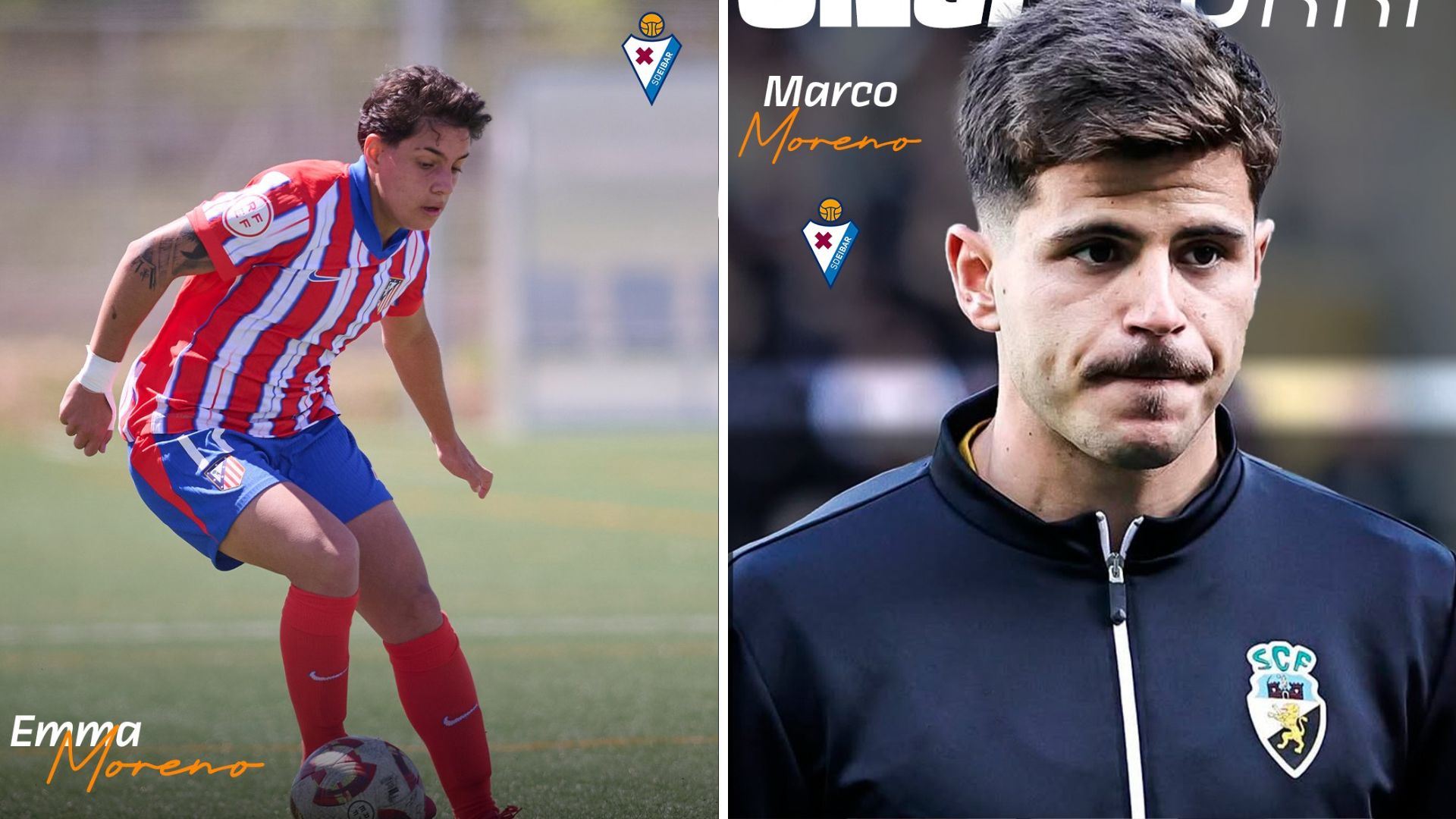 Marco y Emma Moreno, nuevos refuerzos del Eibar para sus primeros ...