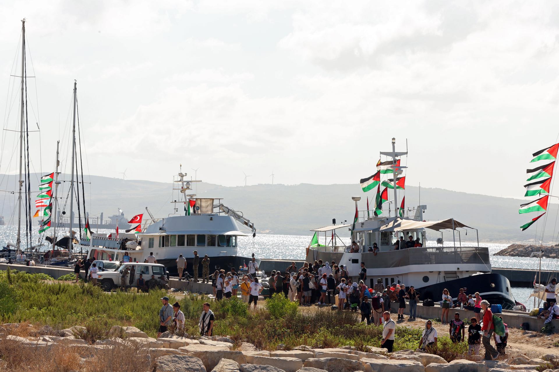La flotilla inicia su última etapa a Gaza tras realizar algunos cambios ...
