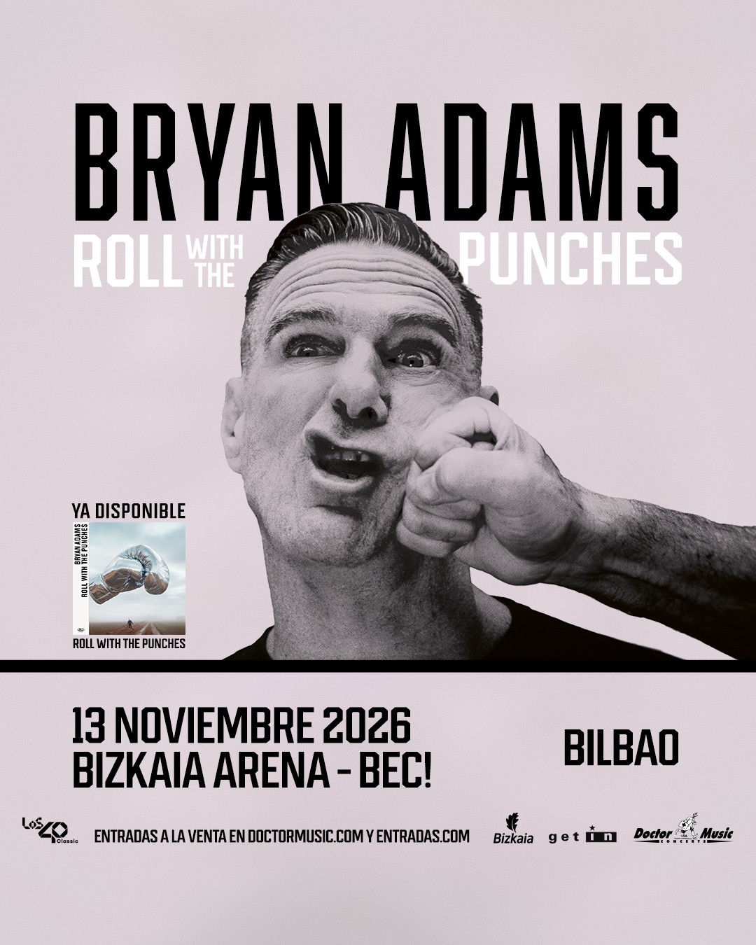 Bryan Adams actuará en Bilbao el 13 de noviembre dentro de su gira ...