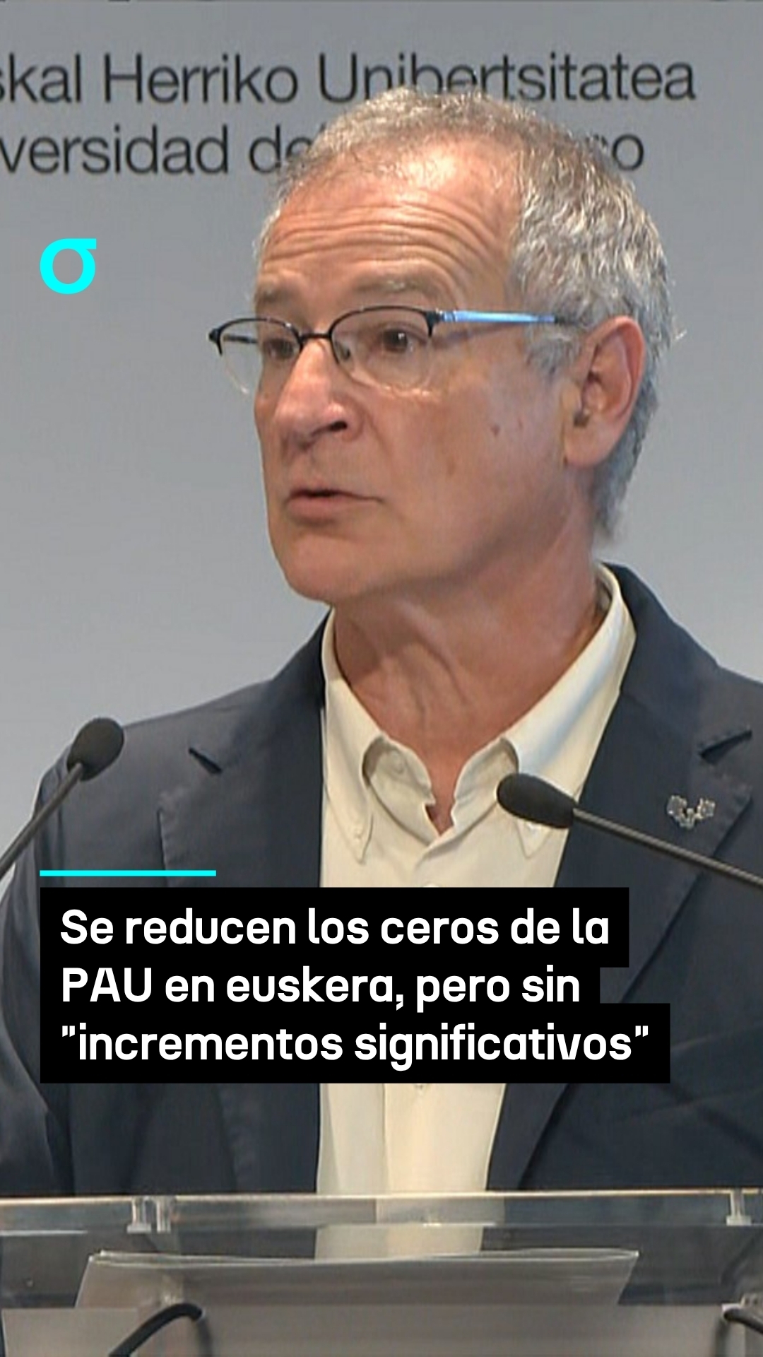 El rector de la EHU advierte de que las calificaciones "no pueden ...